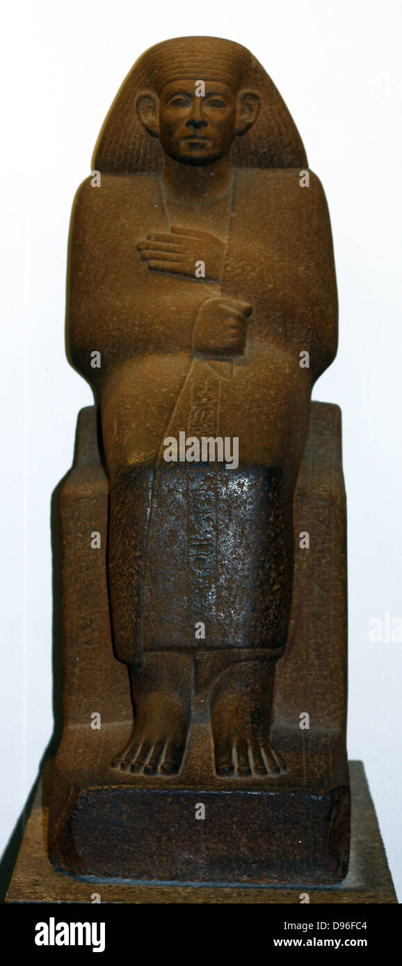 Egyptian statue of ankhrekhu hi-res stock photography and images - Alamy