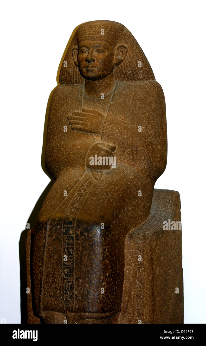 Egyptian statue of ankhrekhu hi-res stock photography and images - Alamy