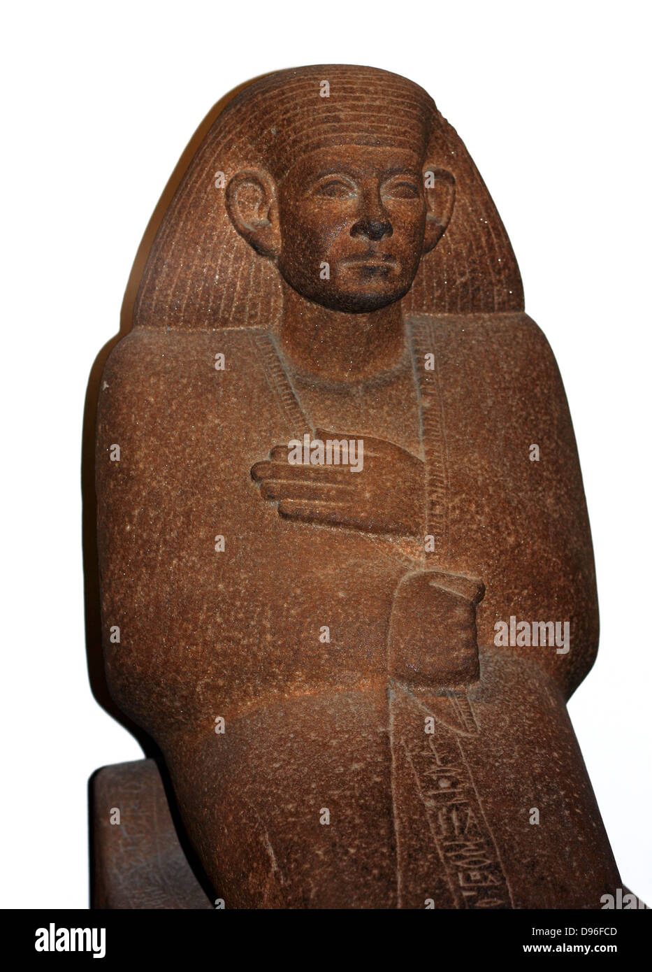 Detail from Egyptian statue of Ankhrekhu, Twelfth Dynasty (approx. 1850 ...