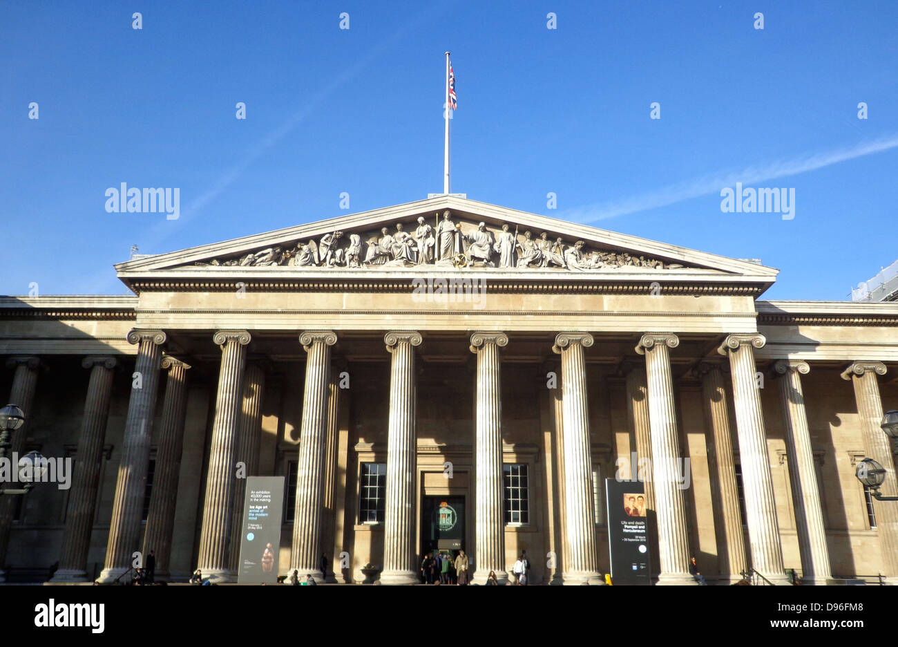 British Museum quadrangle building, designed by the architect Sir ...
