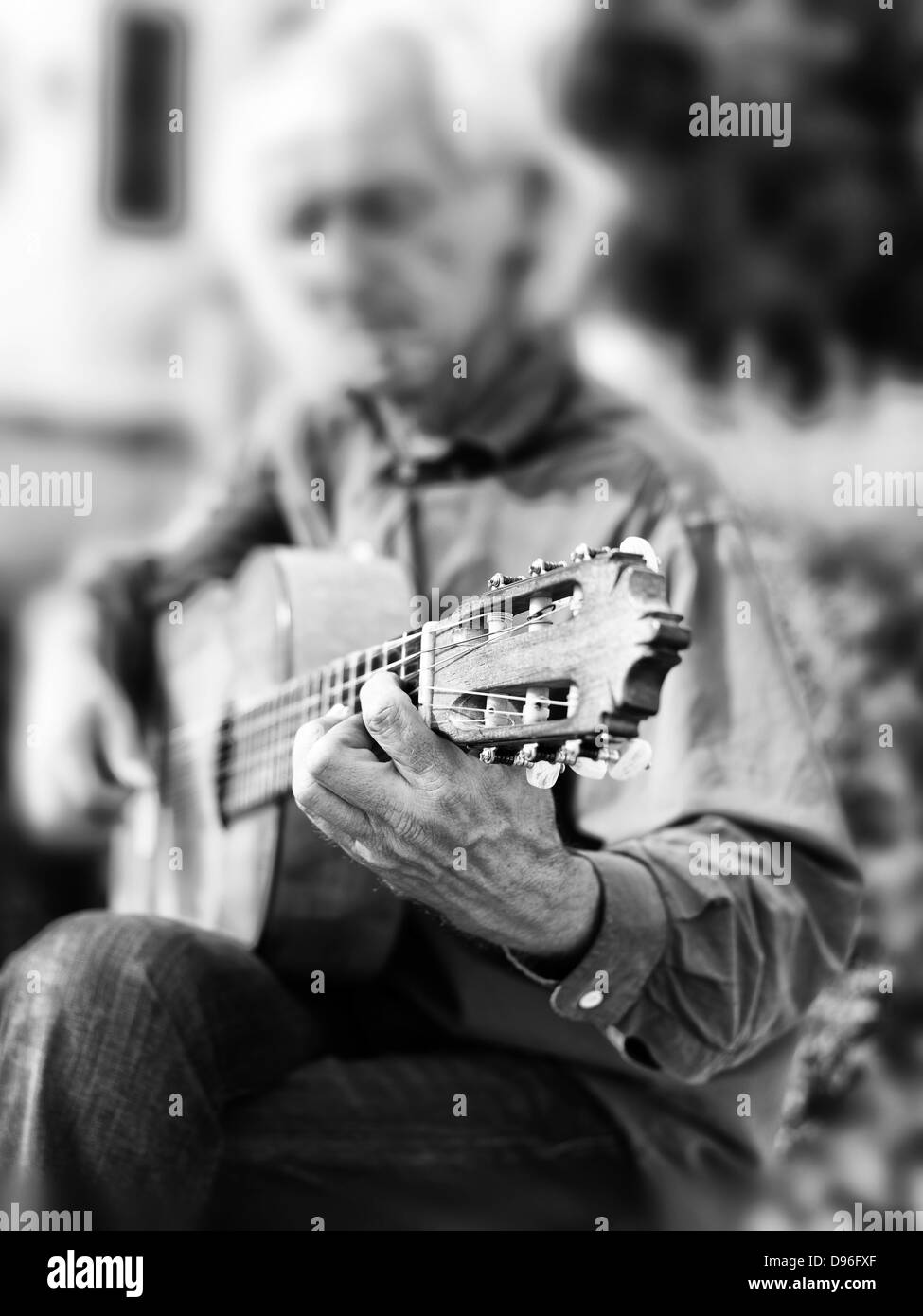 Musician in art Black and White Stock Photos & Images - Alamy
