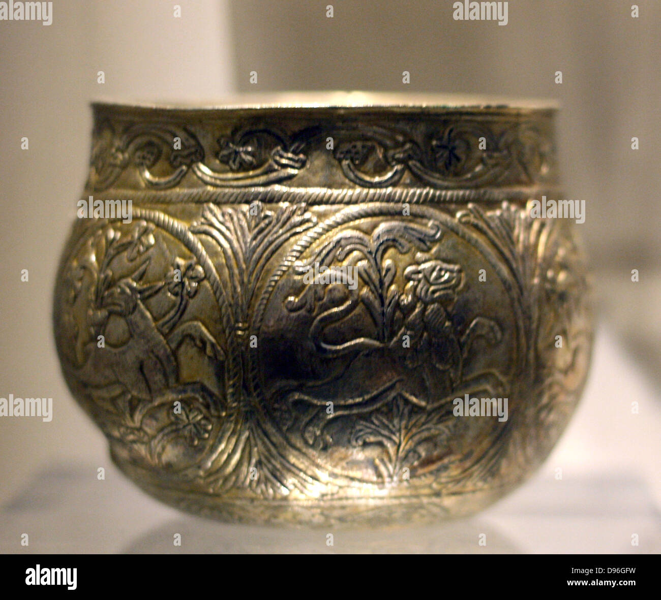 Decorative Viking hoard cups. (Named the Vale of York cup and the ...
