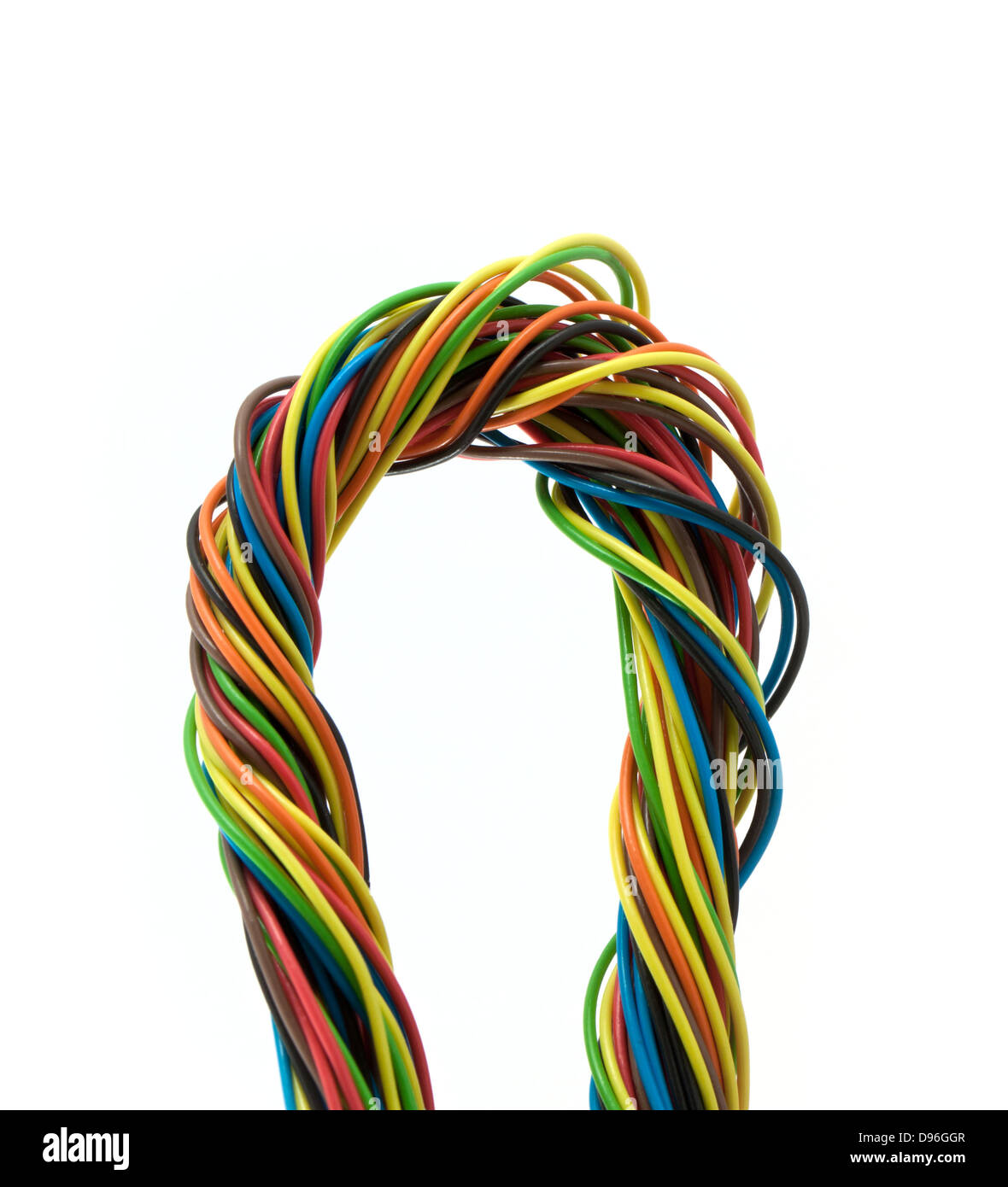 Bundle of electrical wire Cut Out Stock Images & Pictures - Alamy