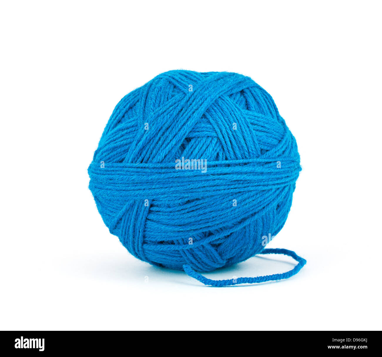 Ball of threads isolated on white background Stock Photo - Alamy
