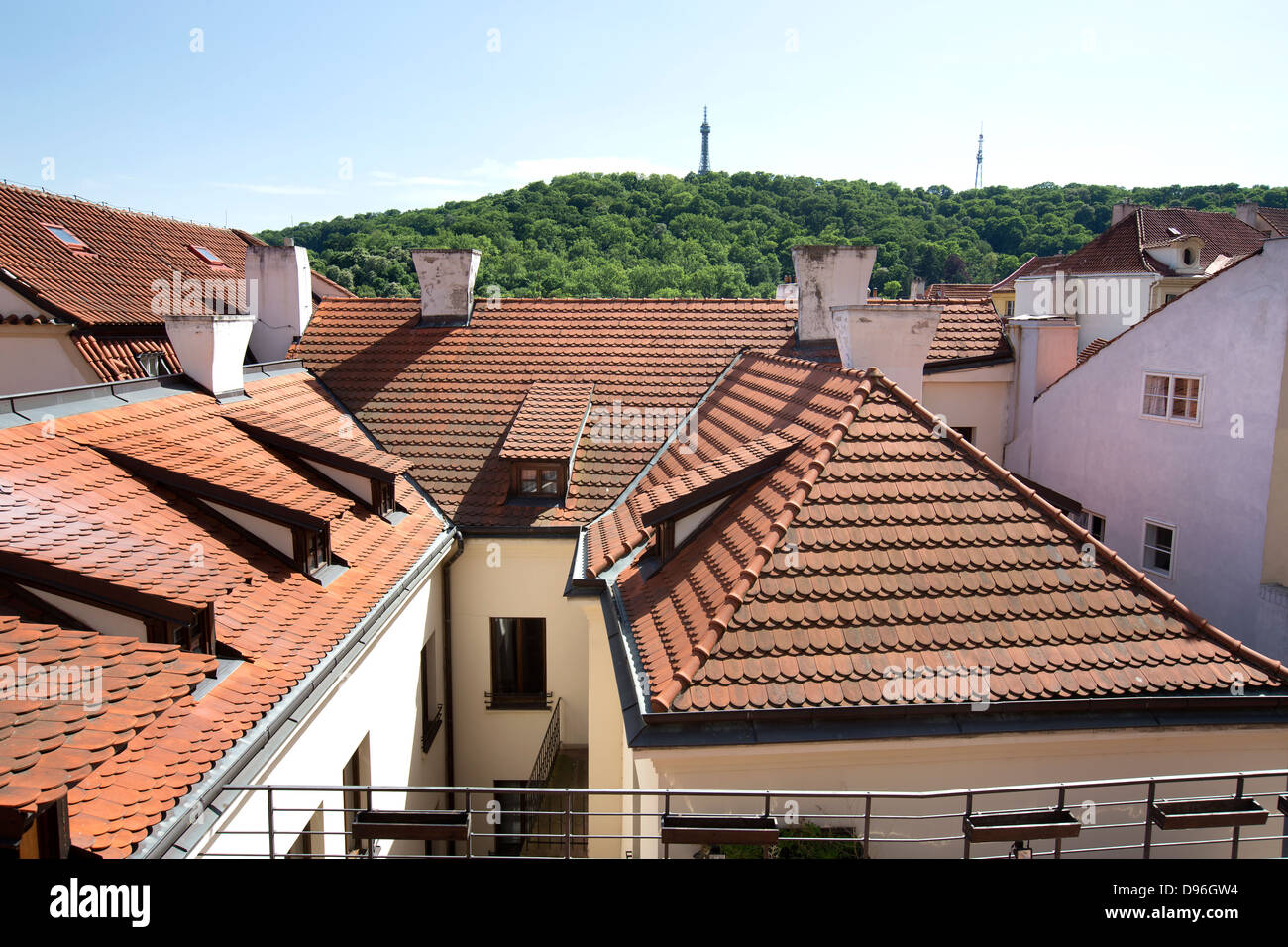 Rooftops of Prague, Czech Republic, Europe Stock Photo - Alamy