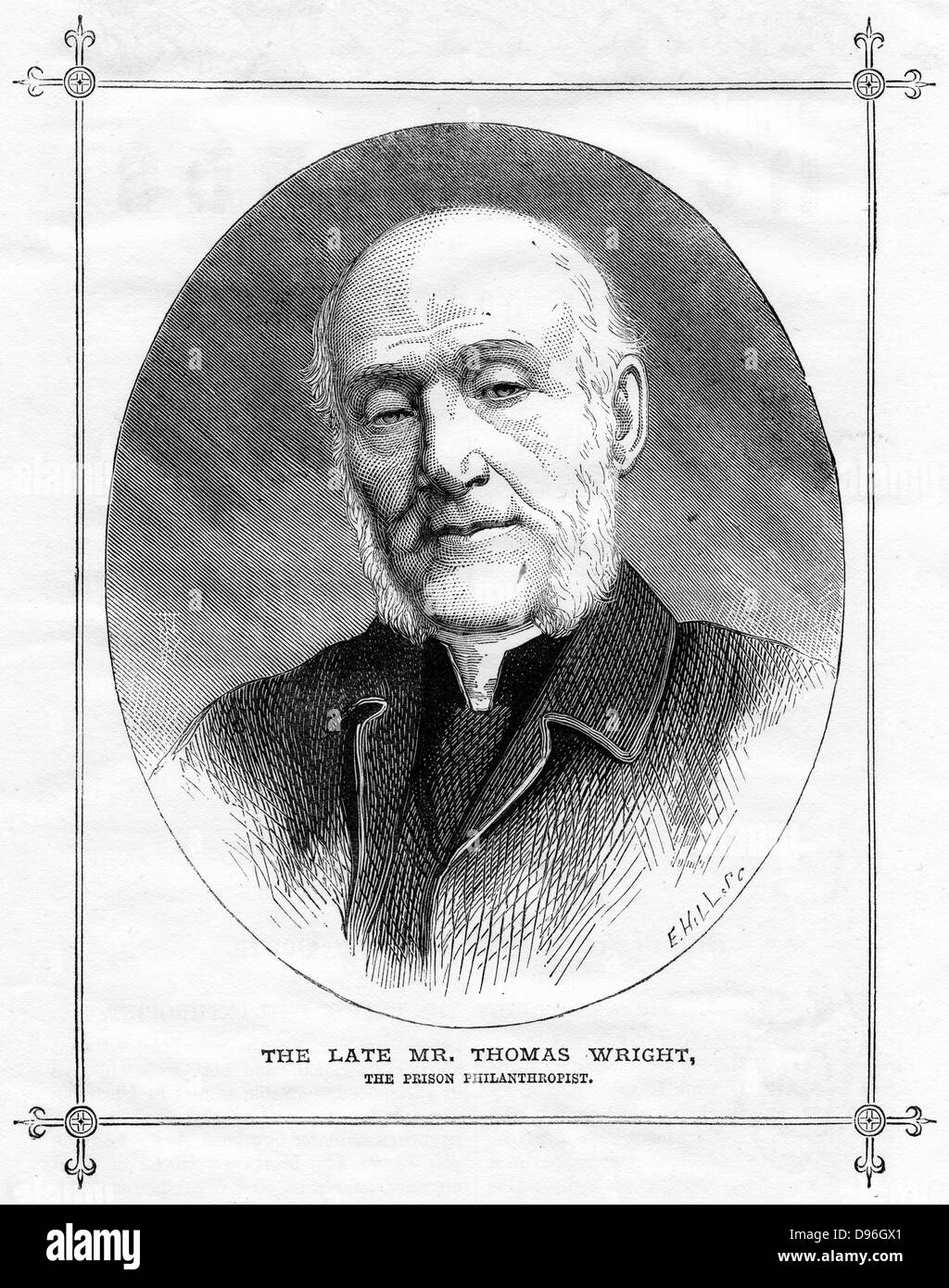 Thomas Wright (1789-1875) English prison philanthropist. Wright worked ...