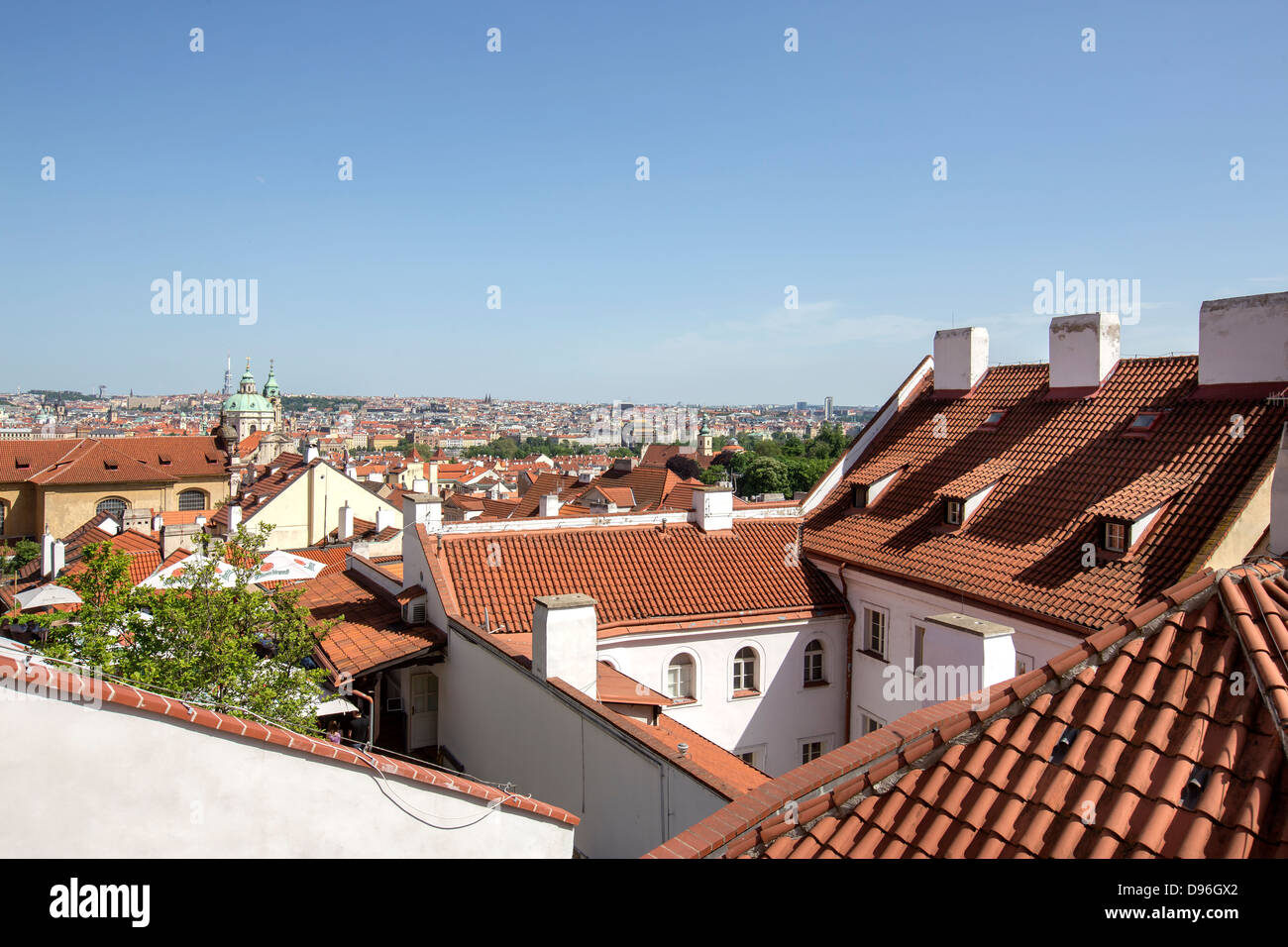 Rooftops of Prague, Czech Republic, Europe Stock Photo - Alamy