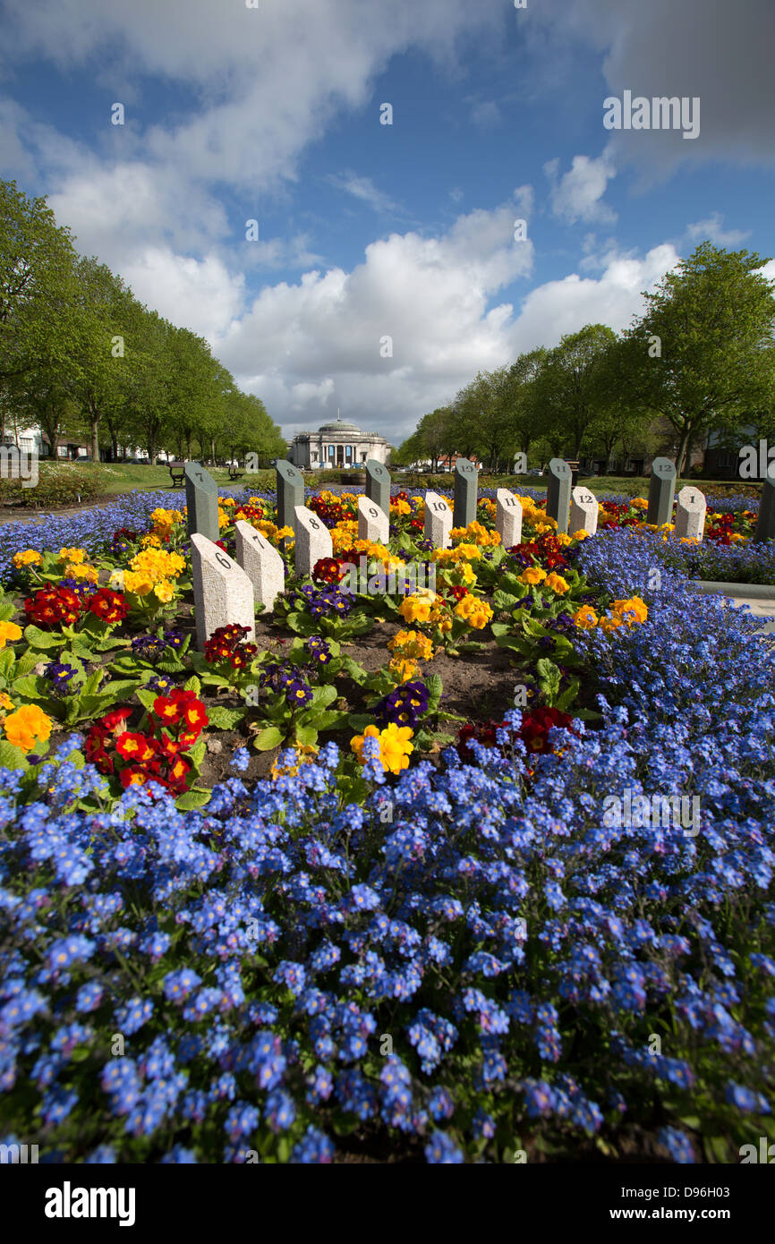 Village of Port Sunlight, England. Picturesque view of the analemmatic ...
