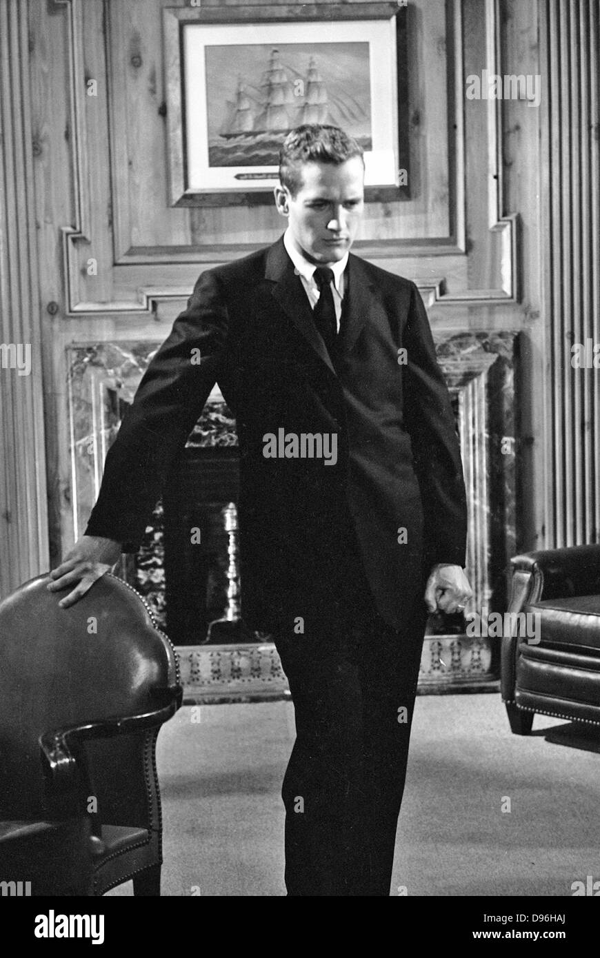 PAUL NEWMAN (1925-2008) US film actor about 1957 Stock Photo - Alamy