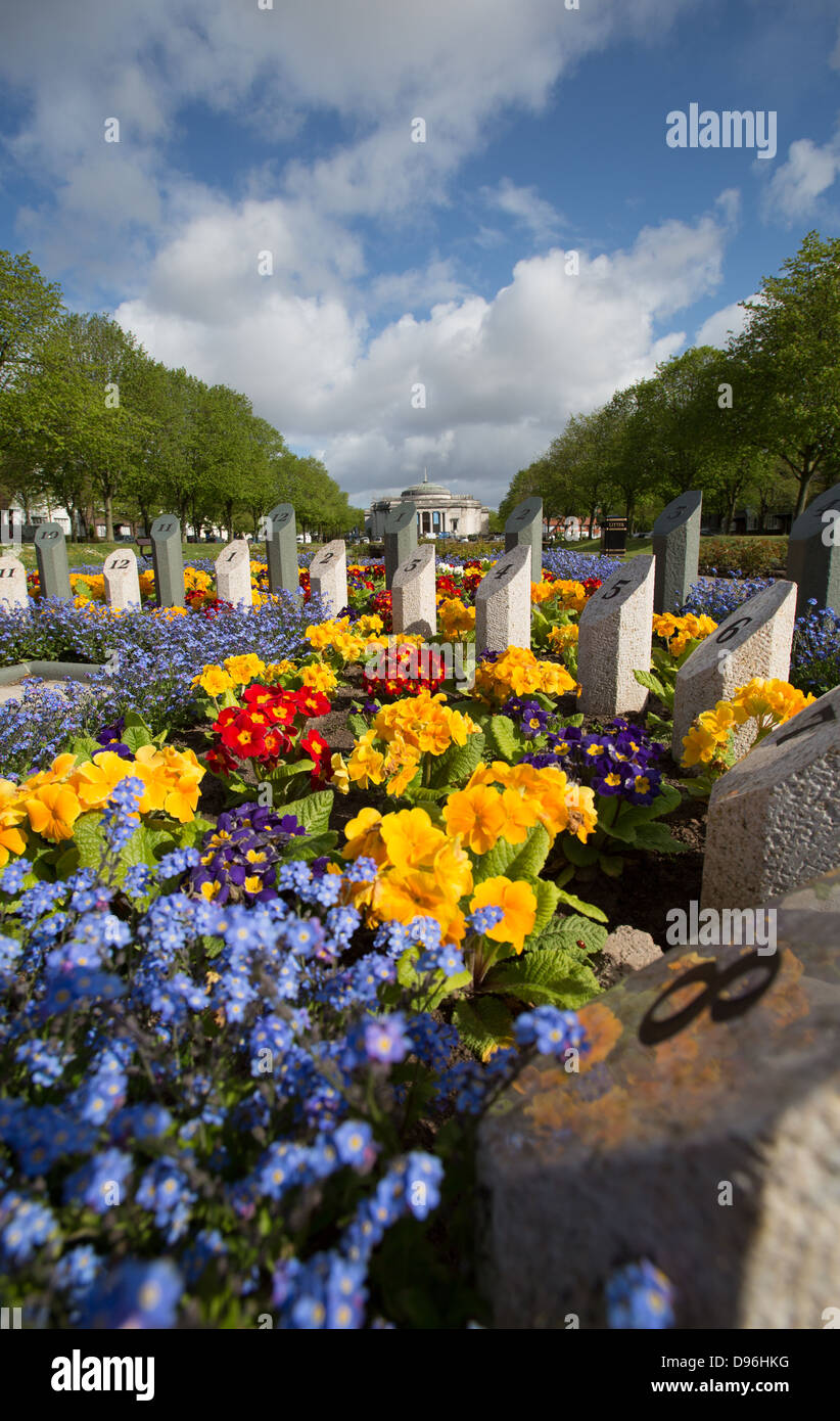 Village of Port Sunlight, England. Picturesque view of the analemmatic ...