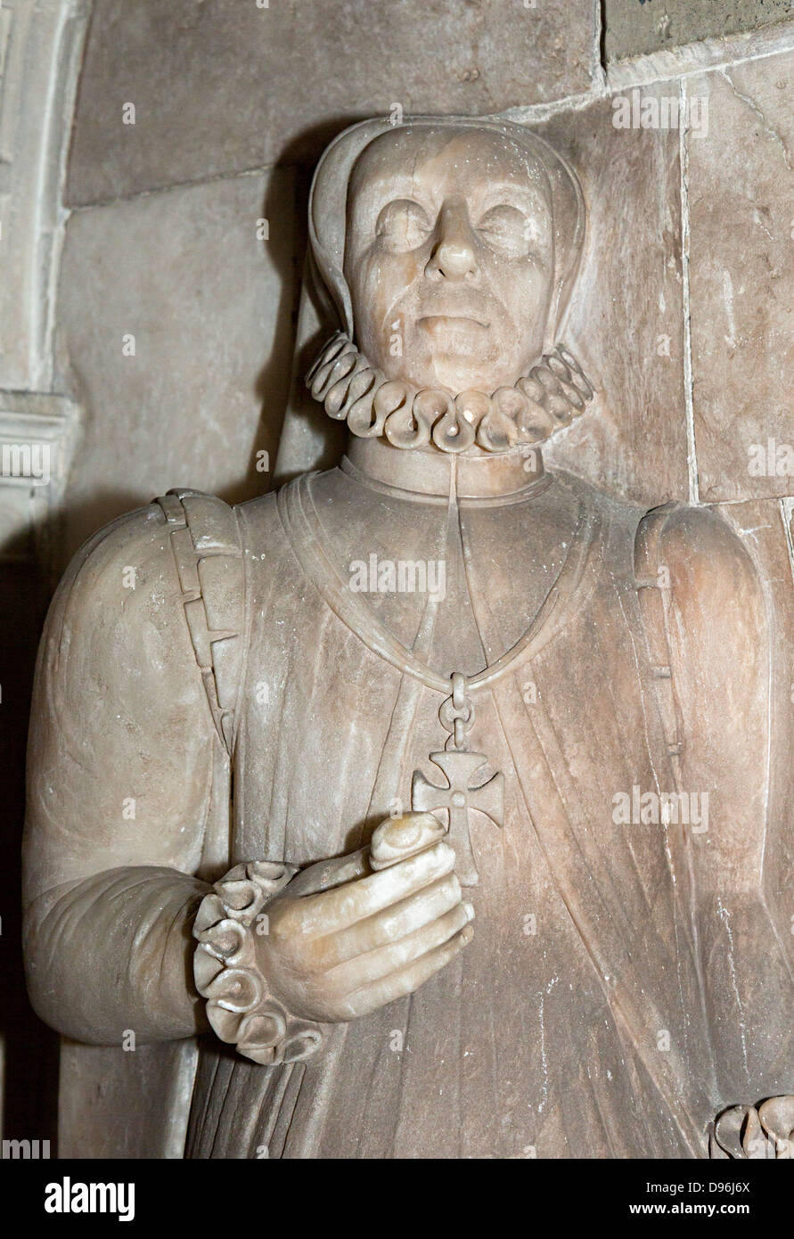 Blanche Parry's monument, St Faith's church, Bacton, Herefordshire ...