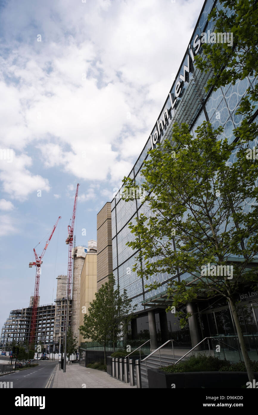 Exterior View of John Lewis Retail Department Store, Westfield Shopping ...