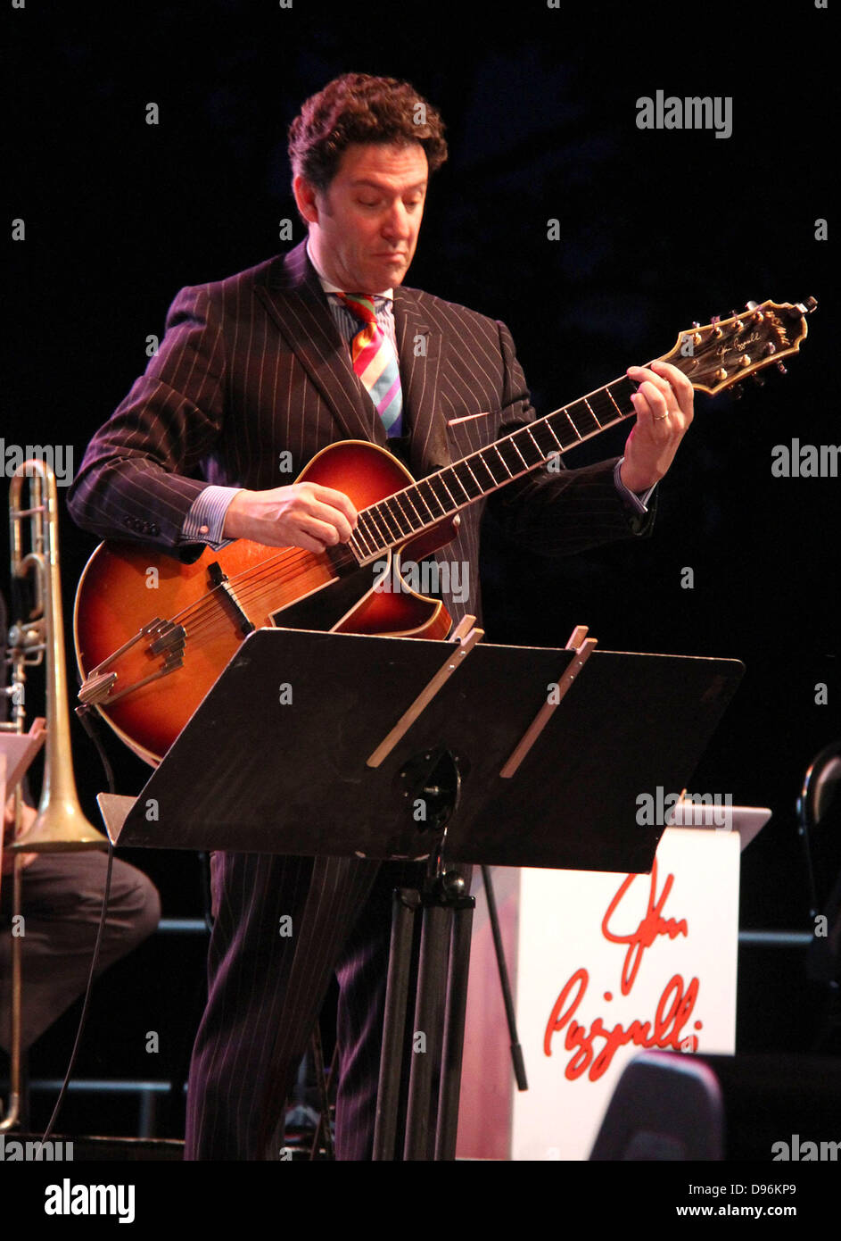 New York, U.S. June 11, 2013. Jazz guitarist, vocalist JOHN PIZZARELLI ...