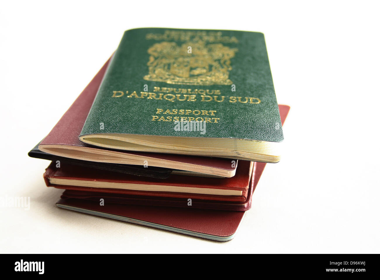 stack of passport Stock Photo - Alamy