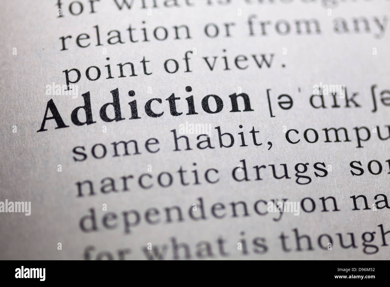 Addiction book hi-res stock photography and images - Alamy