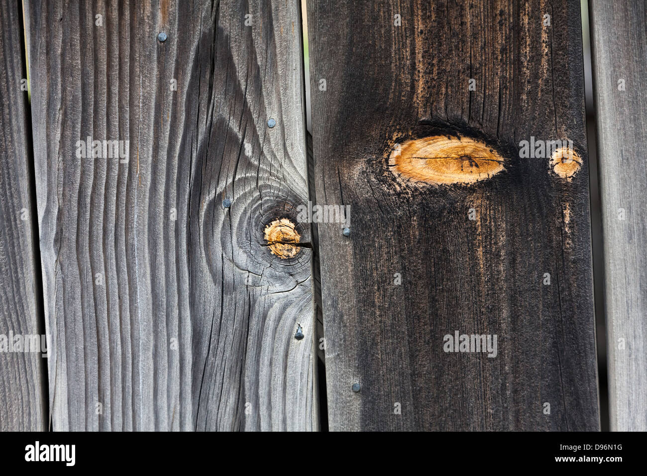weathered wood with knot for background Stock Photo - Alamy