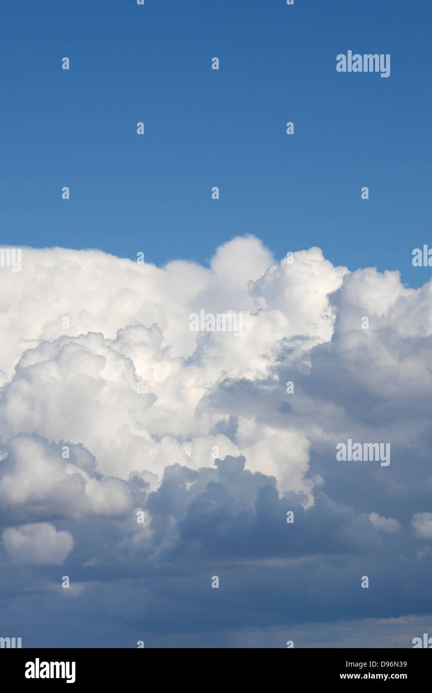 Clouds in blue summer sky Stock Photo - Alamy