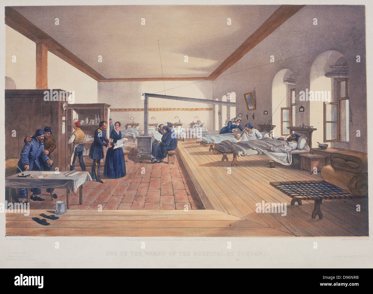 Florence Nightingale (1820-1910) English nursing pioneer and hospital ...