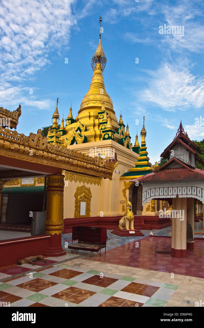 BUDDHIST PAYA in the hill town of PYIN U LWIN known as MAYMYO - MYANMAR ...