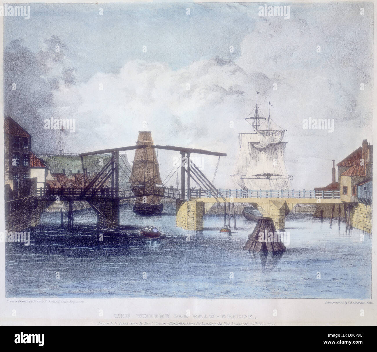 Separating the upper and lower harbours hi-res stock photography and ...