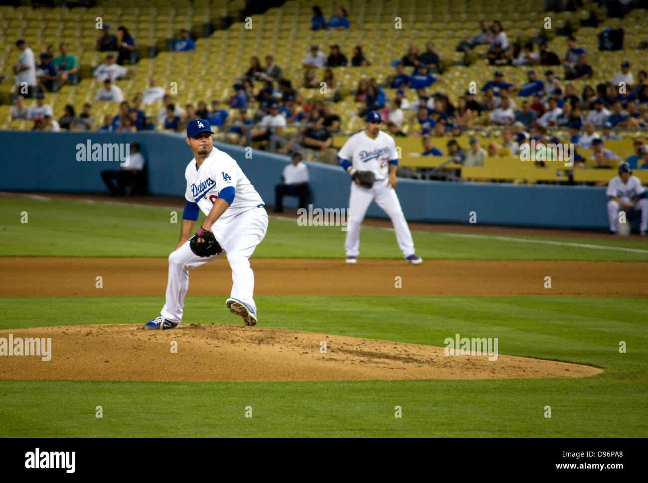 Major League baseball at Dodger Stadium in Los Angeles, California ...