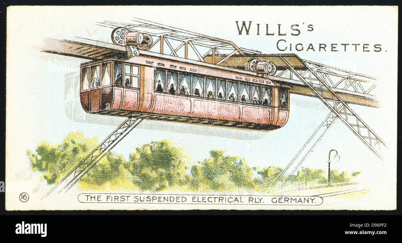 Electric overhead monorail barmen elberfeld hi-res stock photography ...