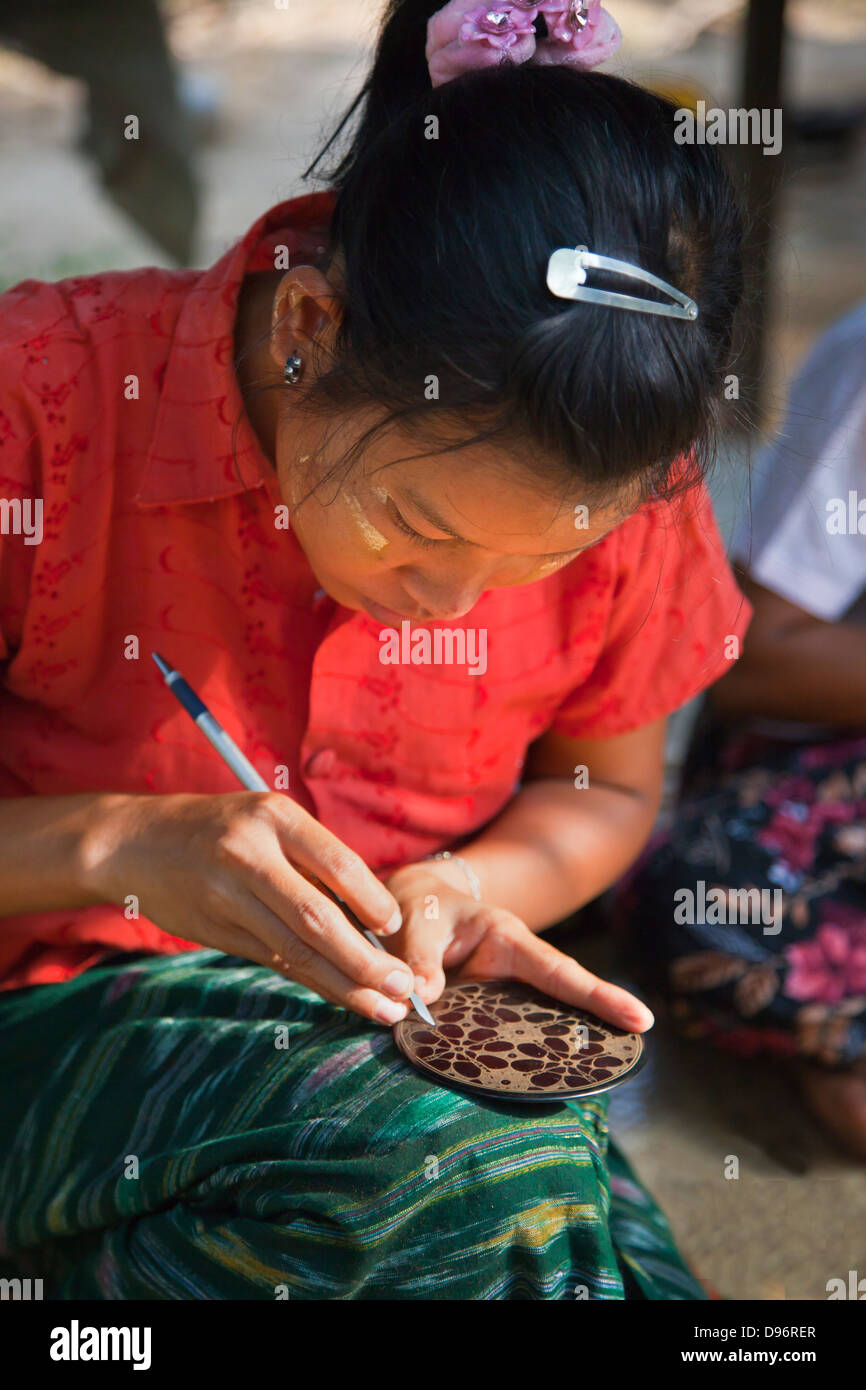 Burmese lacquerware hi-res stock photography and images - Alamy