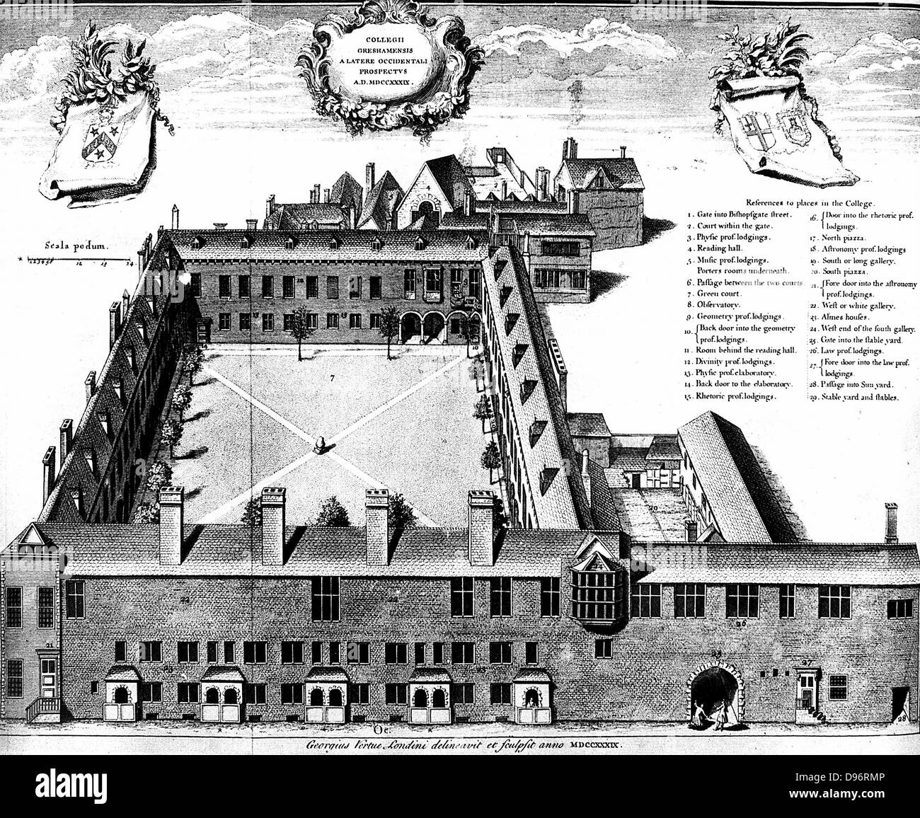 London engraving meeting science Black and White Stock Photos & Images ...