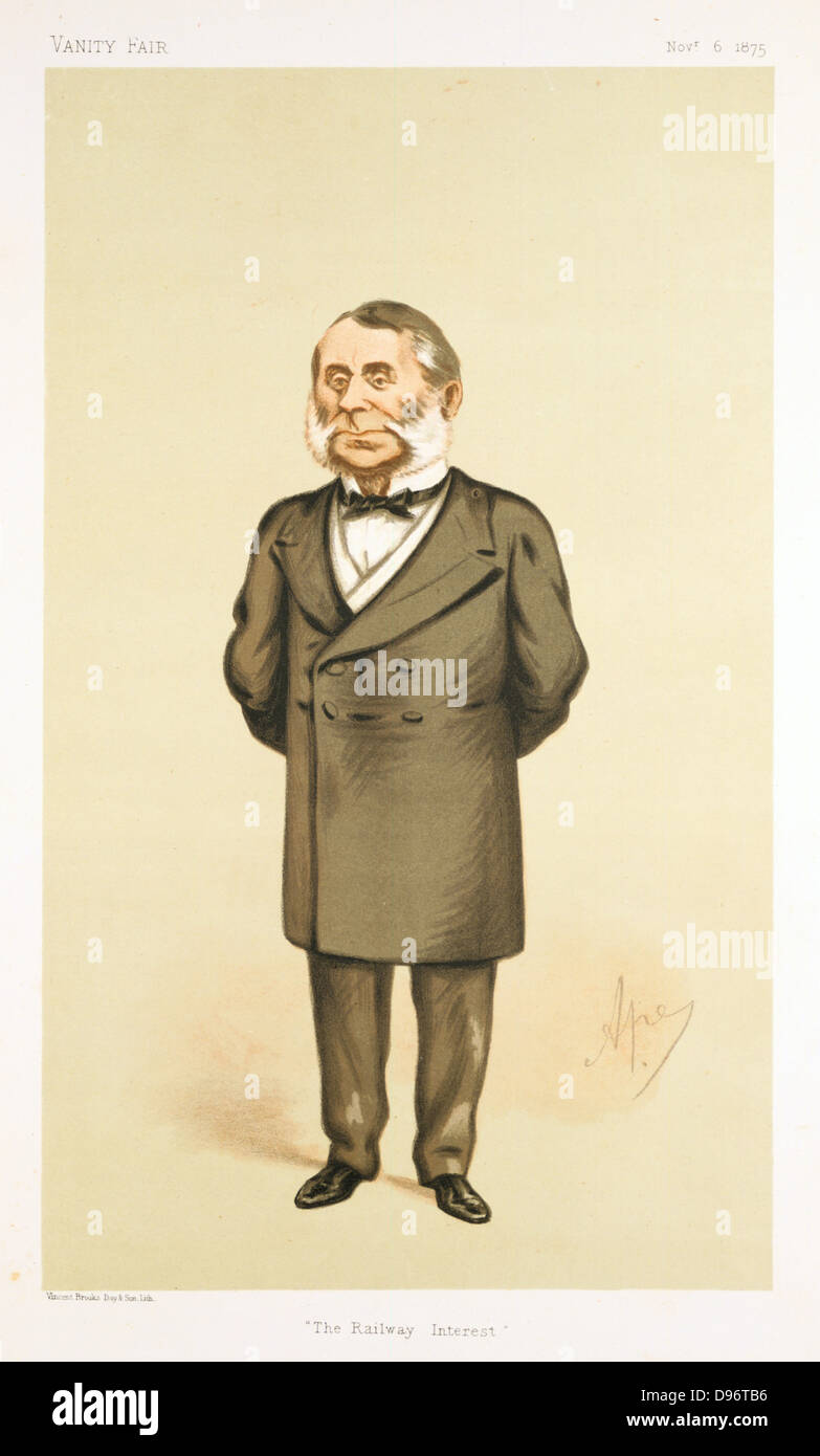 Edward William Watkin (1819-1901). English railway promoter. Member of ...
