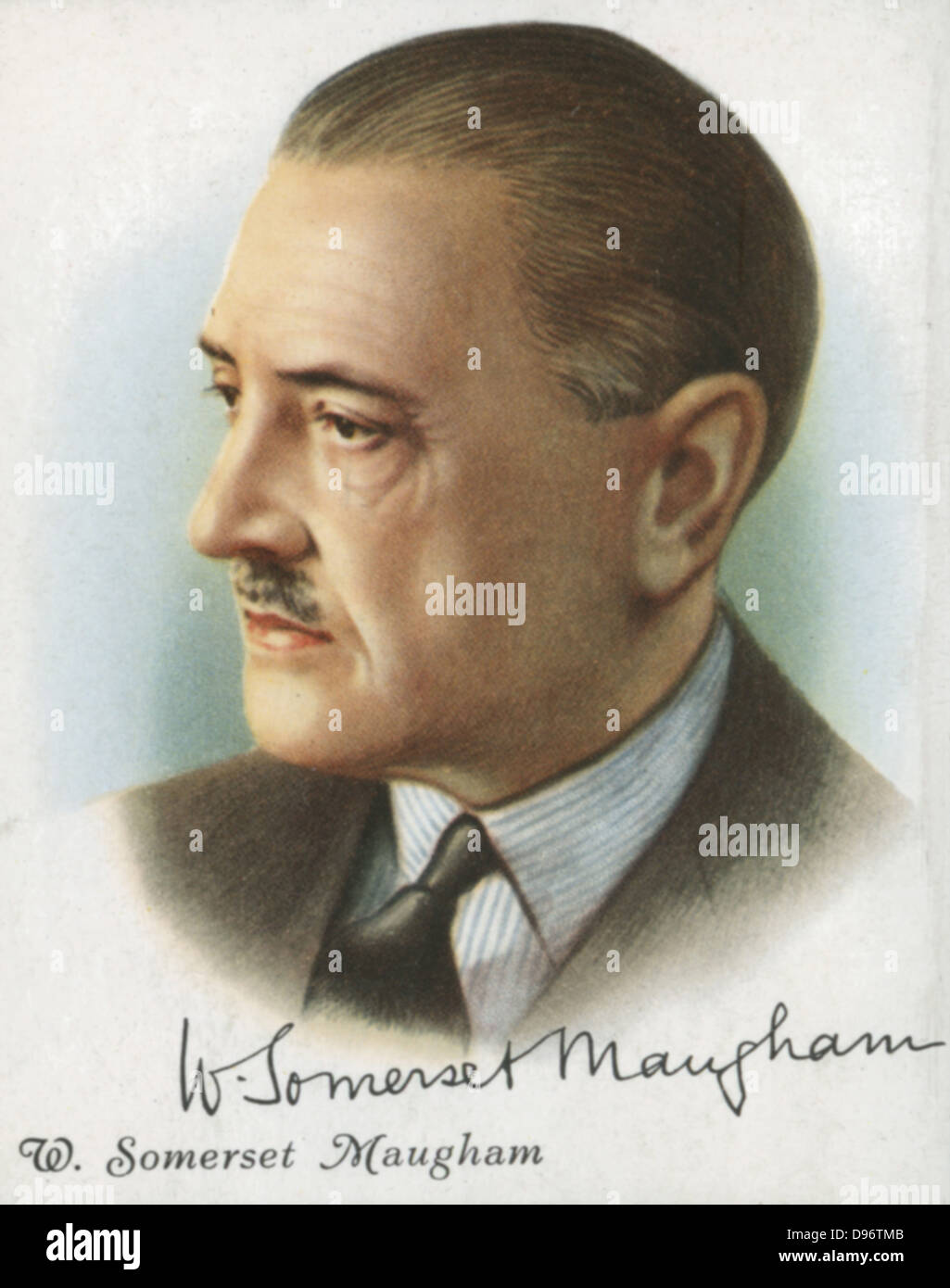 William somerset maugham 1874 1965 english author of novels hi-res ...
