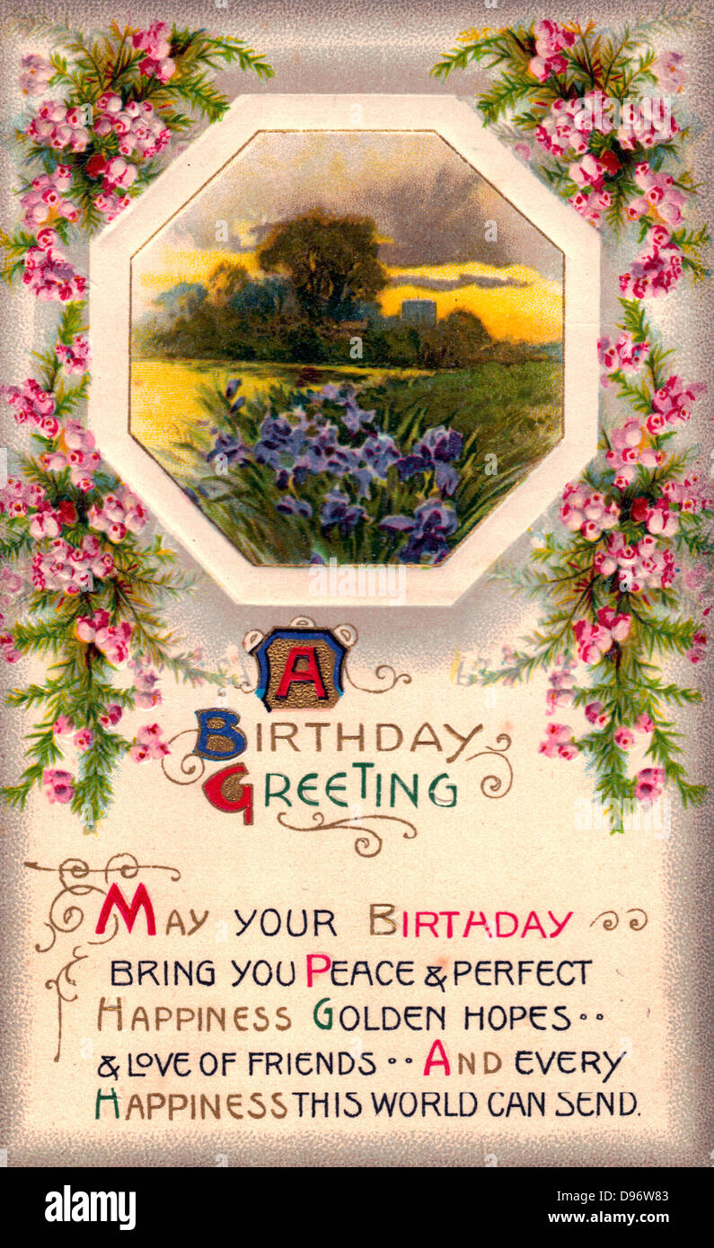 A Birthday Greeting - May your Birthday bring you Peace and perfect ...