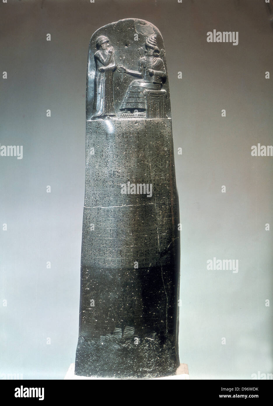 King of babylon 1792 1750 bc hammurabi enthroned at top louvre hi-res ...