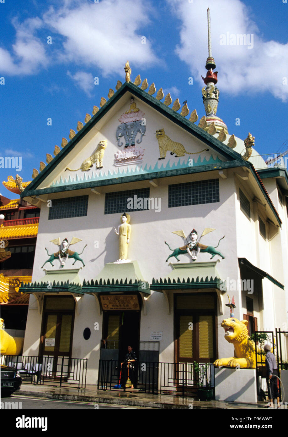historic 1927 Sakya Muni Buddha Gaya Temple of 1,000 lights Stock Photo ...