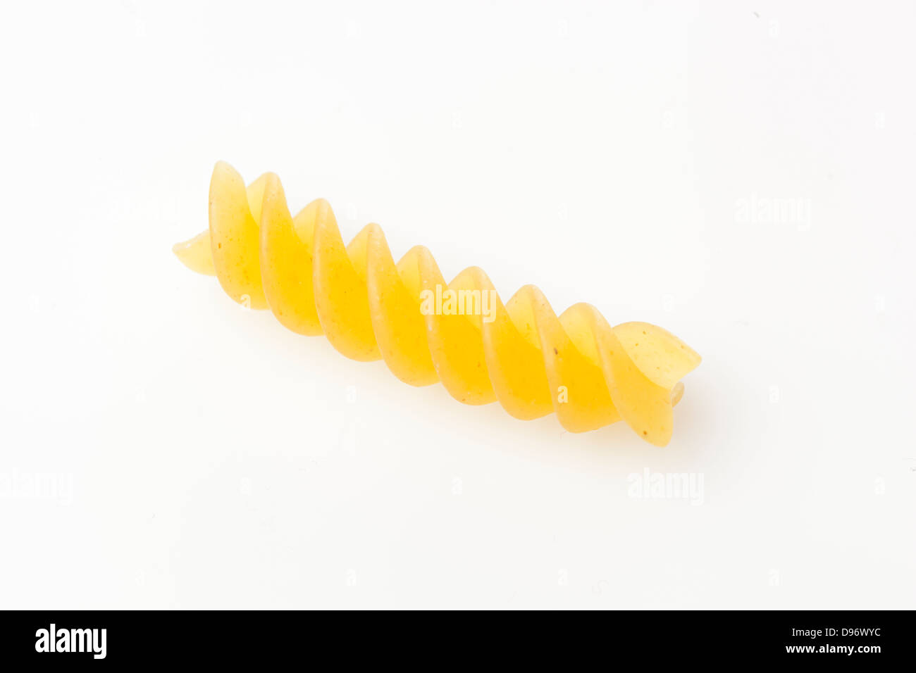 Uncooked dry Italian rotini pasta Stock Photo - Alamy