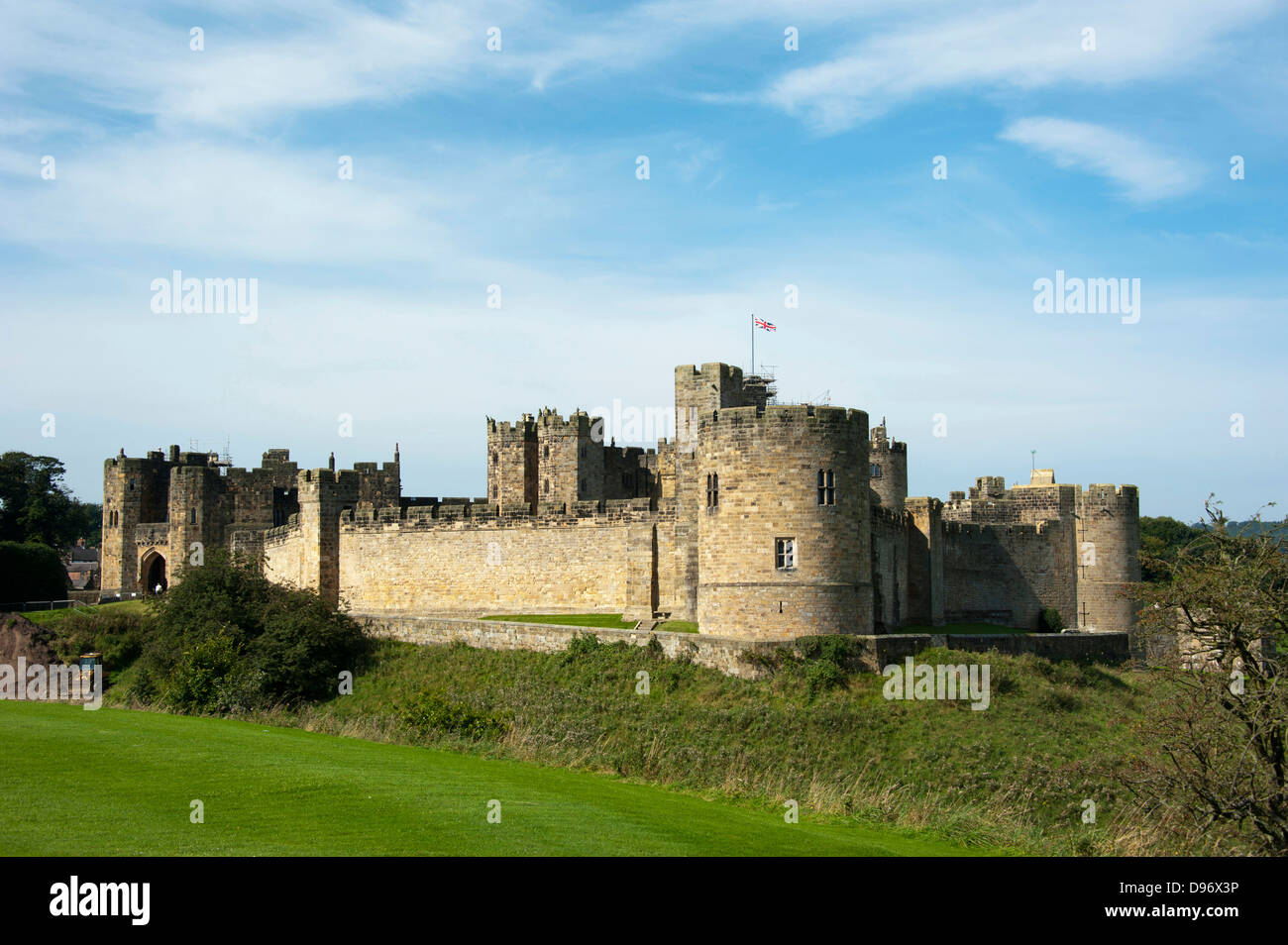 Alnwick Castle, Alnwick, Northumberland, England, Great Britain, Europe ...