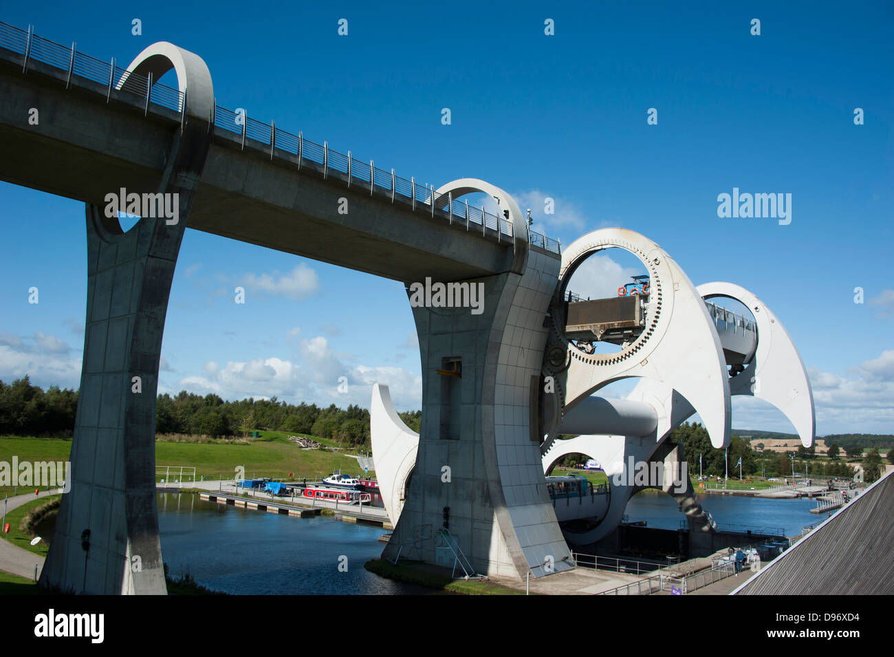 Falkirk Wheel, Bonnybridge, Falkirk, Scotland, Great Britain, Europe ...