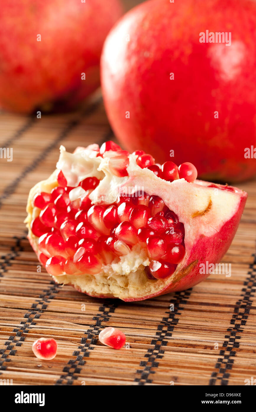 Pomegranate fruit with cut hi-res stock photography and images - Alamy