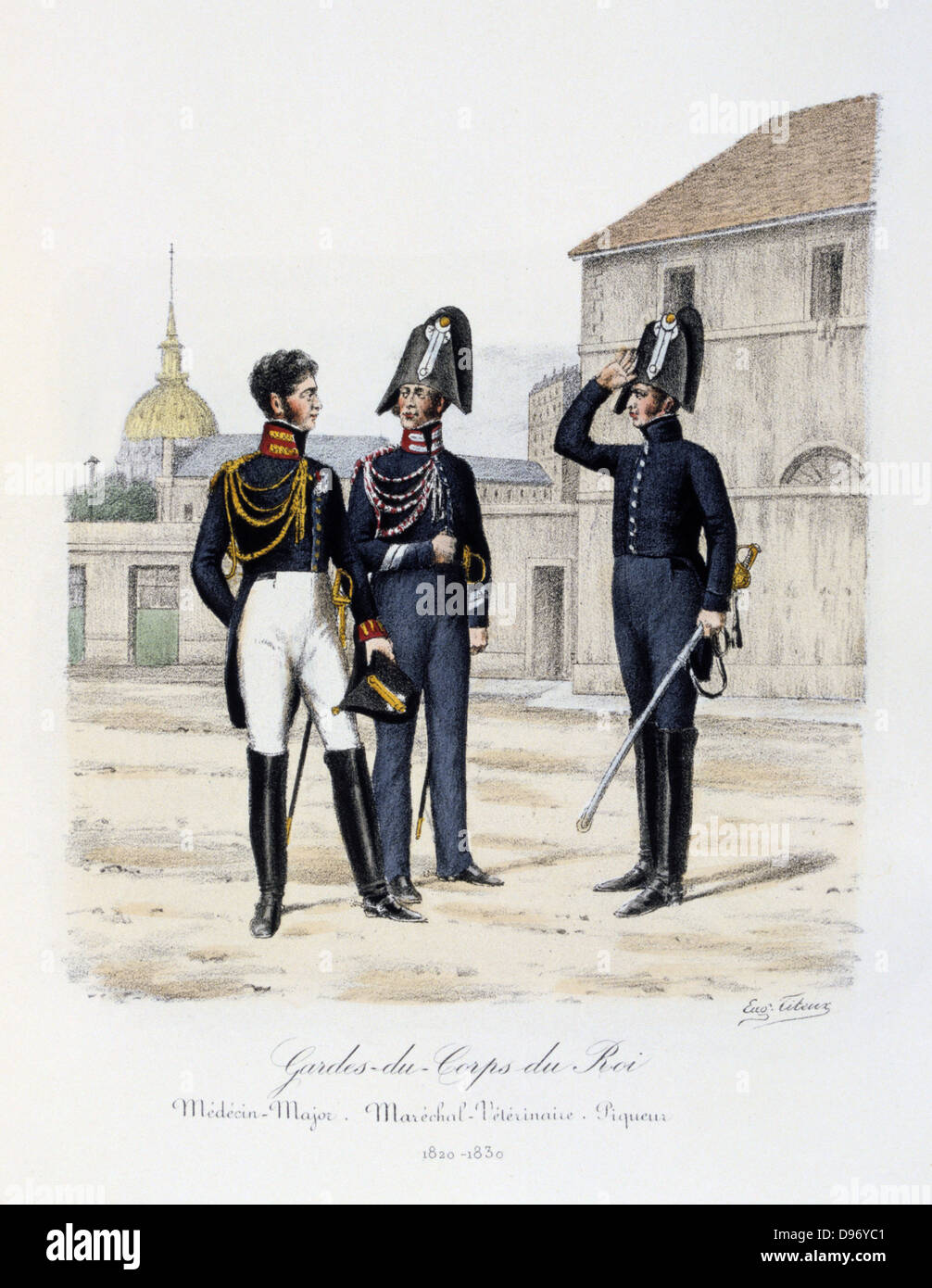 Medical Officer, Chief Veterinary Office of the Royal Guard, 1820-1830 ...