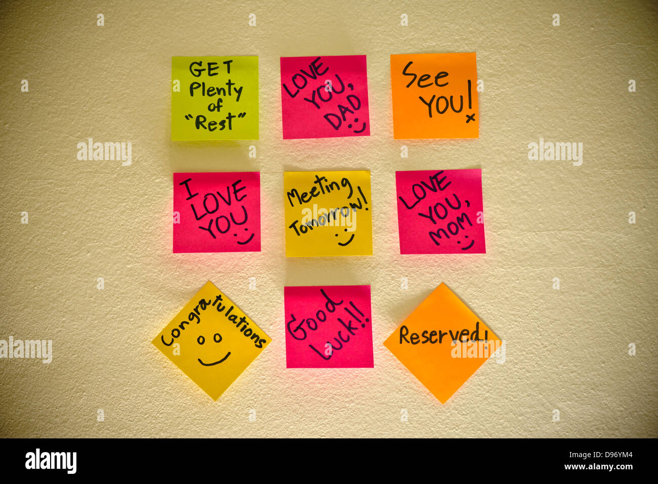 Many Sticky Note Stock Photo - Alamy