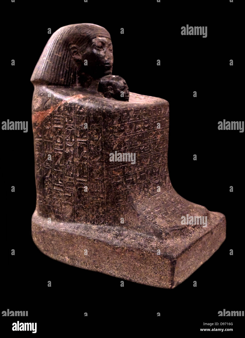 Block statue of the steward Senemut and the princess Nefrure. 18th ...