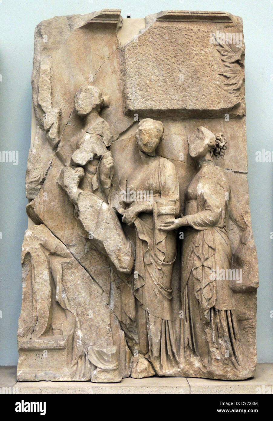 Pergamum Altar in the Pergamum Museum in Berlin. It is a monumental ...