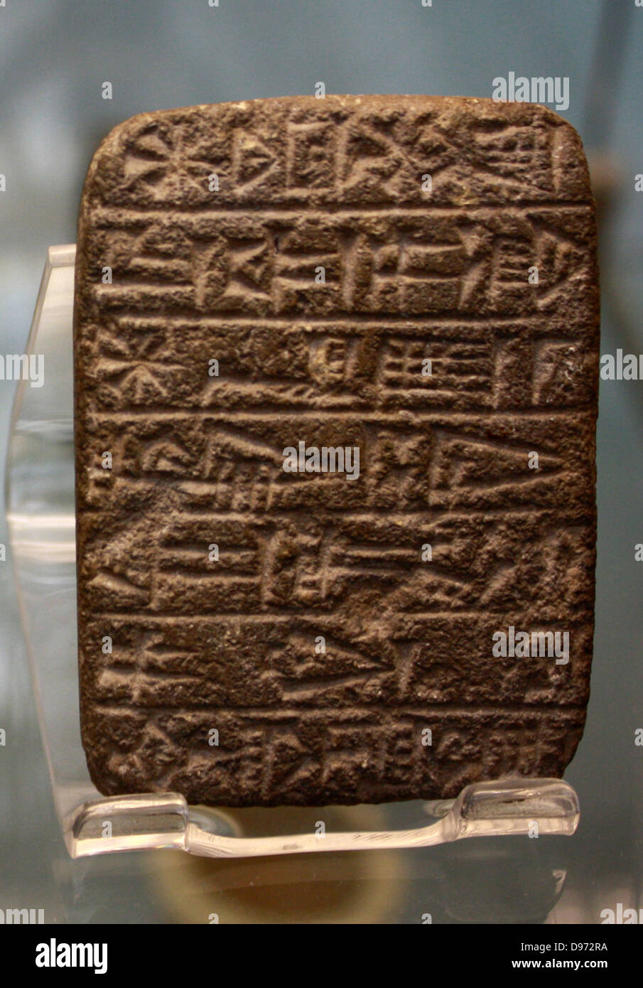 Stone foundation tablets. The tablets were deposited together with the ...