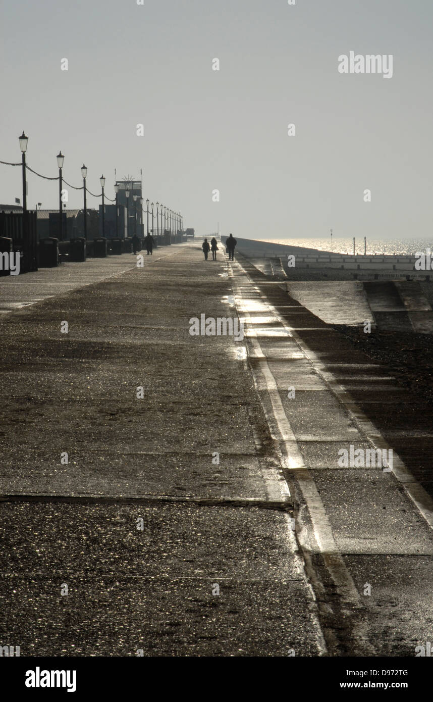 The promenade at Hunstanton on the Norfolk coast, uk Stock Photo - Alamy