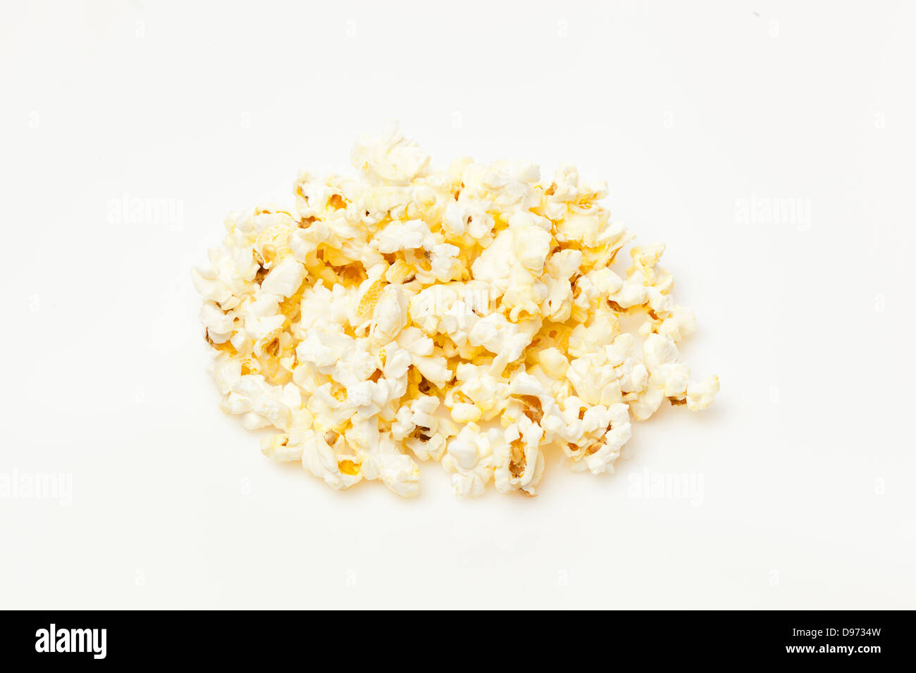 Crunchy white buttered popcorn that is salted Stock Photo - Alamy