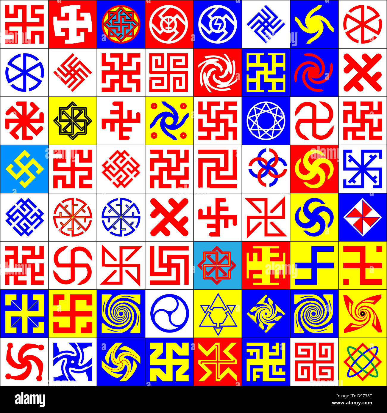 Illustration viking rune symbols hi-res stock photography and images ...