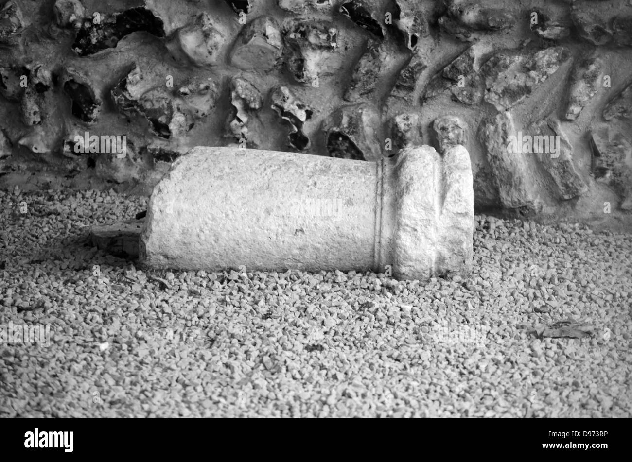 Pillar remains Black and White Stock Photos & Images - Alamy