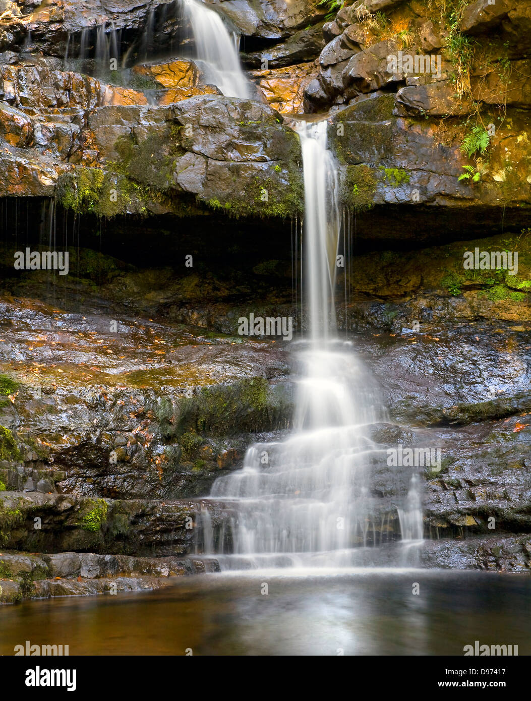 Waterfall in a river Stock Photo - Alamy
