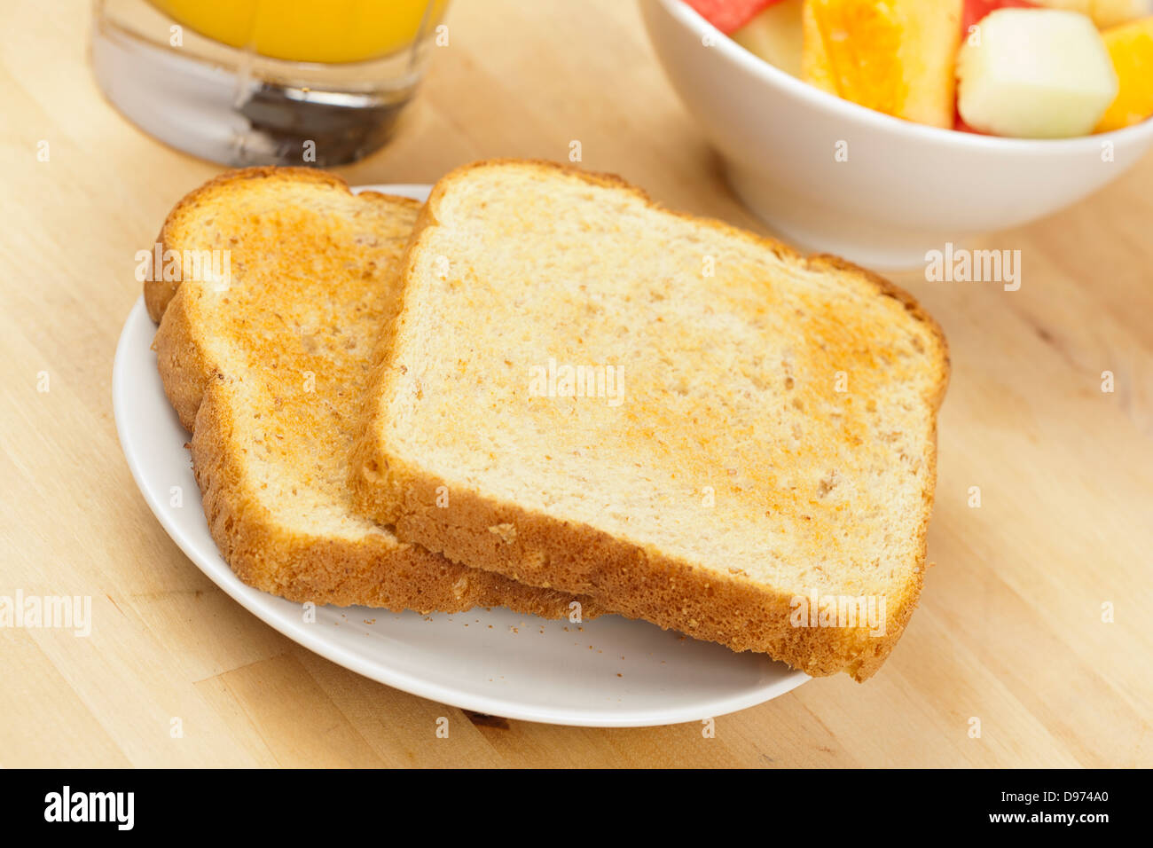 Whole Grain Toast on a background for breakfast Stock Photo - Alamy
