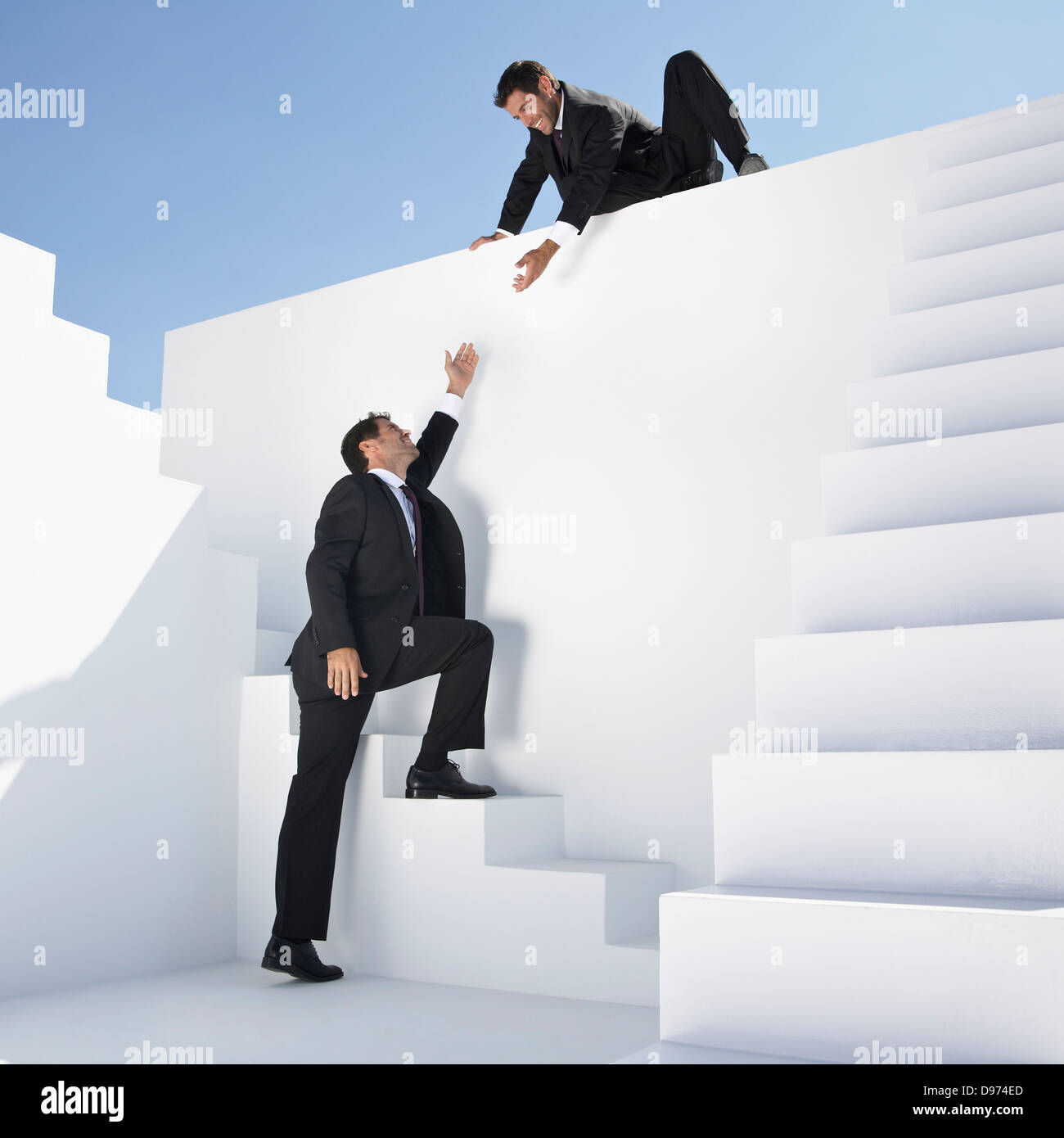 Helping another man hi-res stock photography and images - Alamy