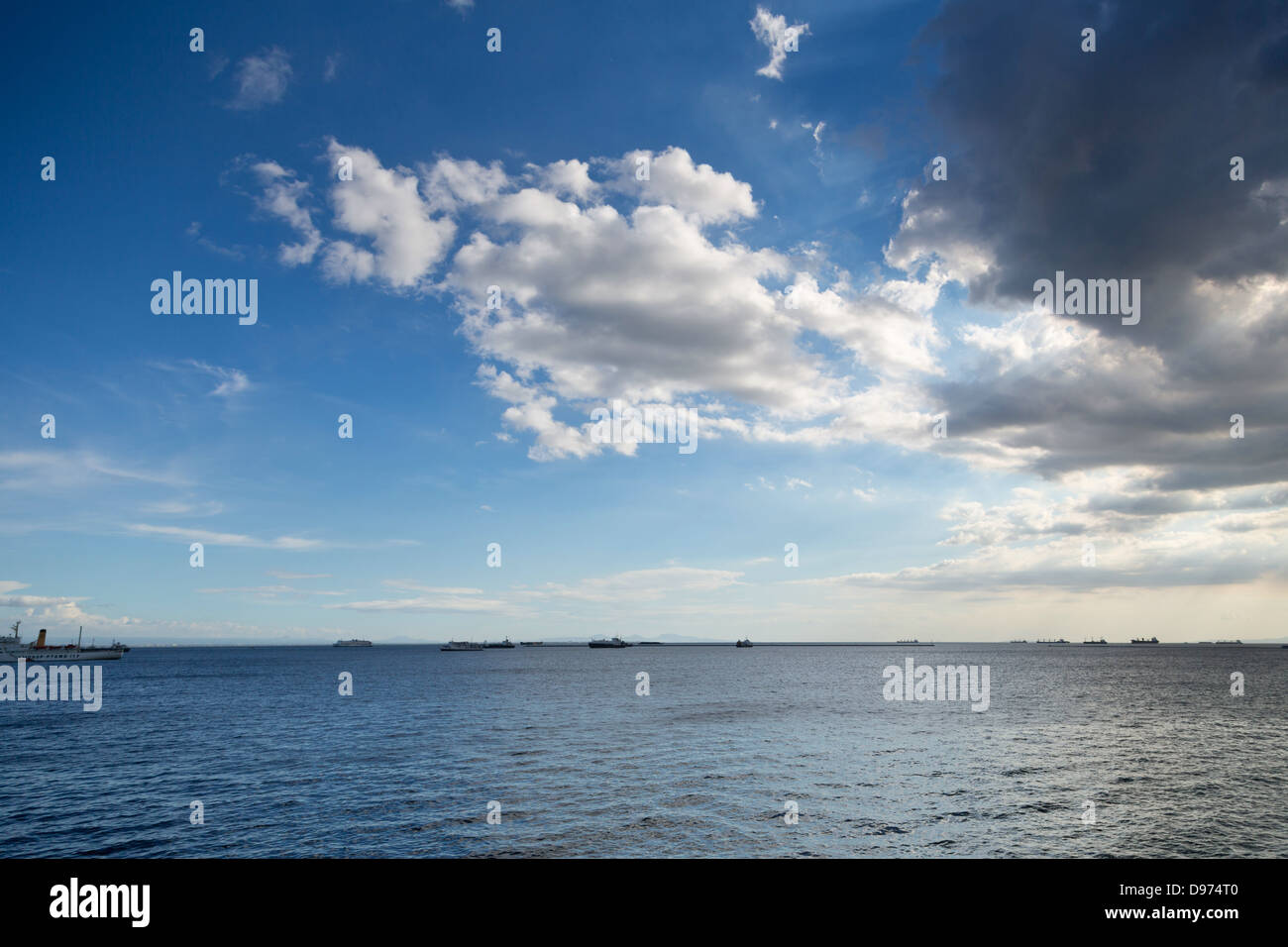 View over the Manila Bay, Philippines Stock Photo - Alamy